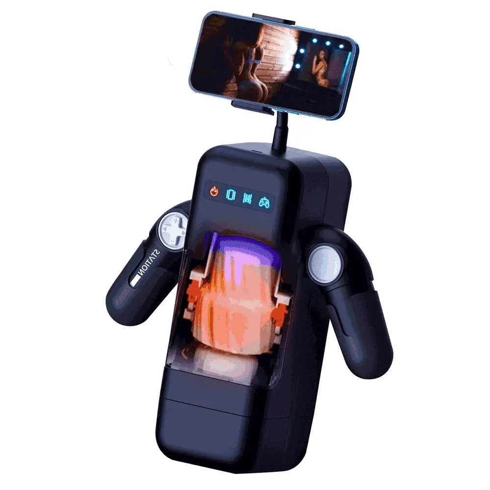 BlazeStroke – 10 Modes Stroker with Phone Holder – Lusty Age